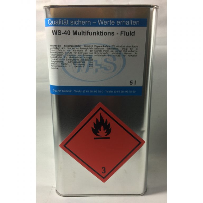 WS 40 Lubrifiant multi-fonctions - Bidon 5 Litres - HEPRO